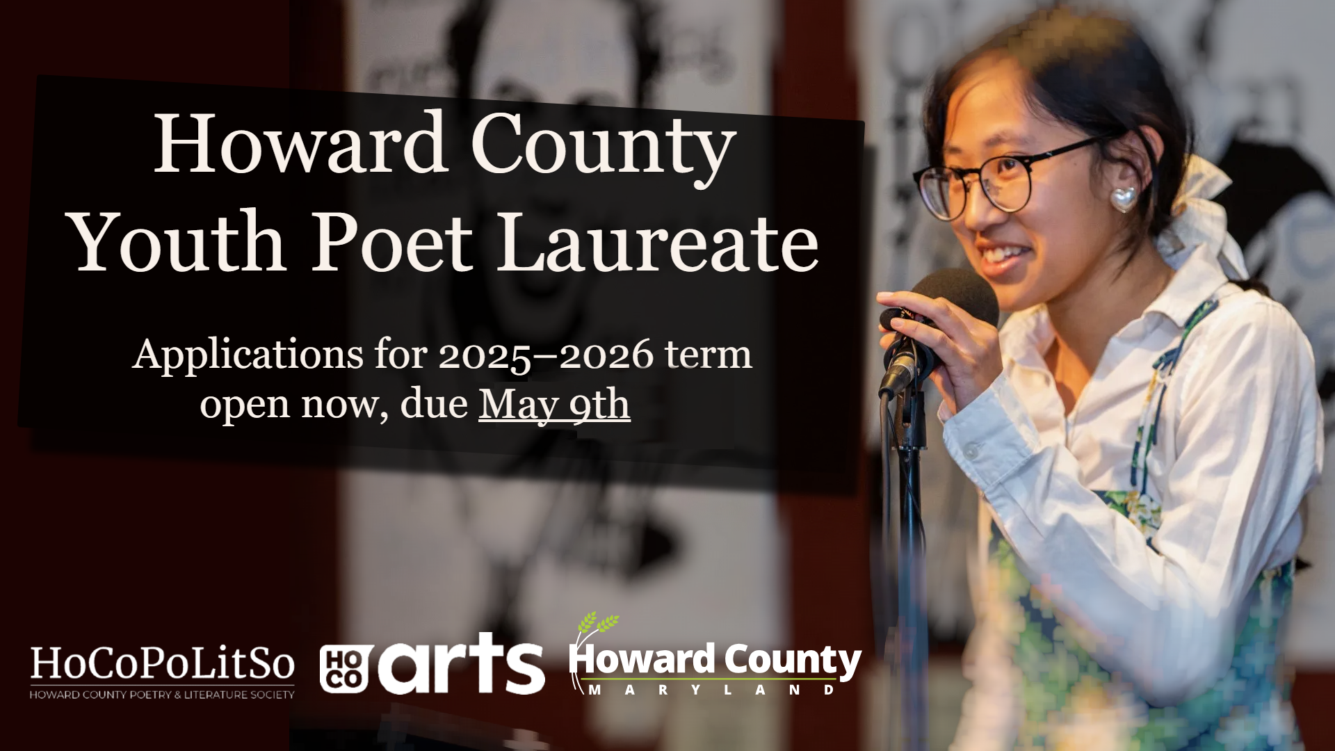 2025–2026 Howard County Youth Poet Laureate Applications Now Open ...